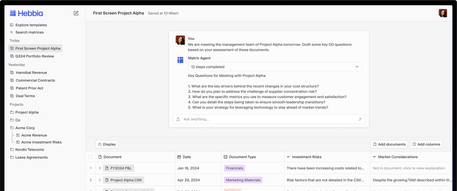 Hebbia | AI for Finance